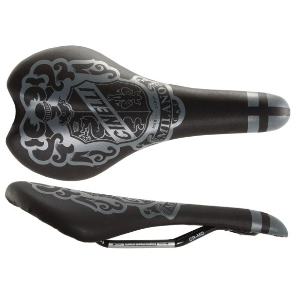 Cinelli Cavaliere Crest Saddle CrMo Rail - Black Knight – SoCal Bike
