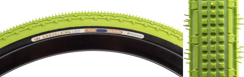 Panaracer GravelKing SK Tire - 700 x 40 Tubeless Folding Matcha/Black ...