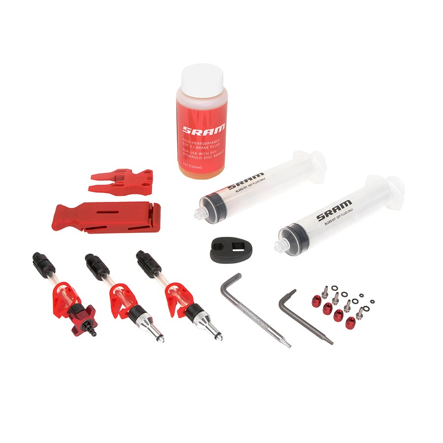 SRAM Standard DOT V2 Hydraulic Brake Bleed Kit - X0/ XX/ Guide/Level/C ...